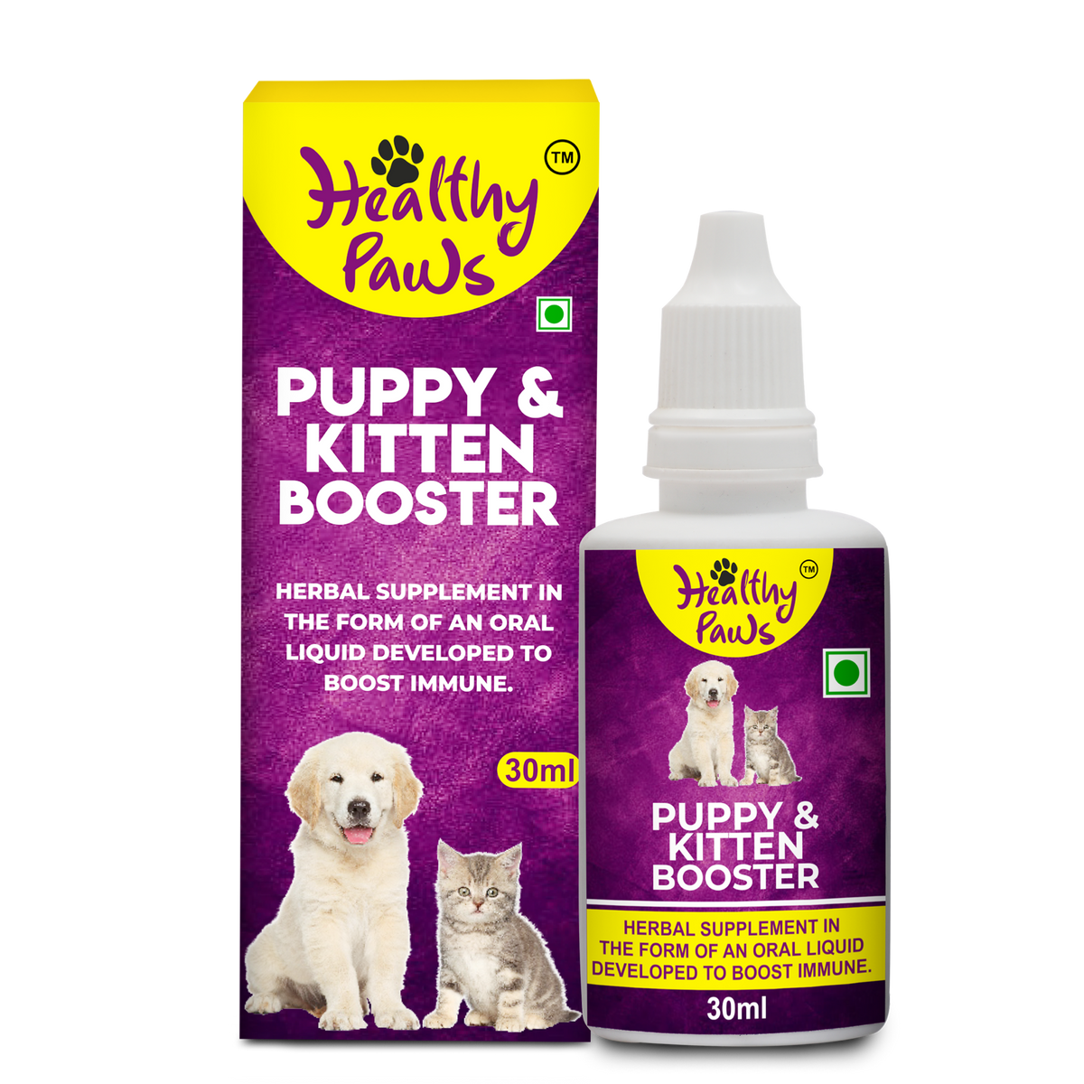 Healthy Paws Puppy & Kitten Booster 30ml